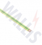 GREEN YELLOW EARTH TAPE, INSULATED COVERED COATED GREEN YELLOW COPPER ...