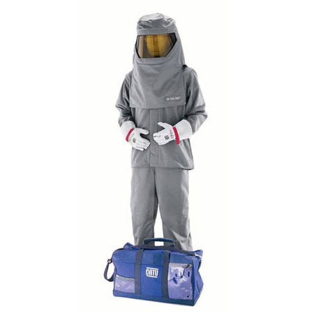 CATU 40 CAL ARC FLASH PROTECTION KITS, CATU FACE SHIELD HELMET, HOOD ...