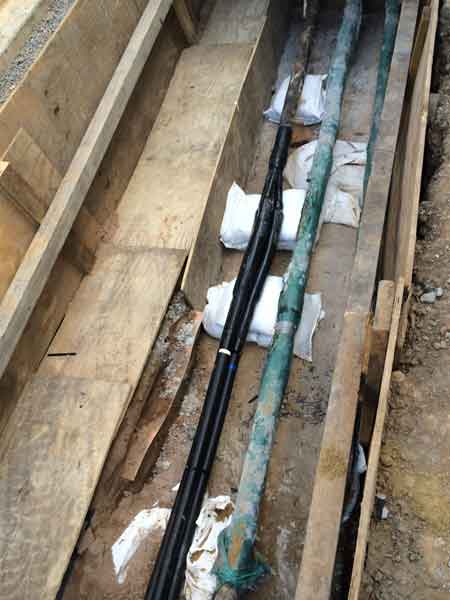 33kV Trifurcating Transition Cable Joint : 3 Single XLPE Cables to 3 ...