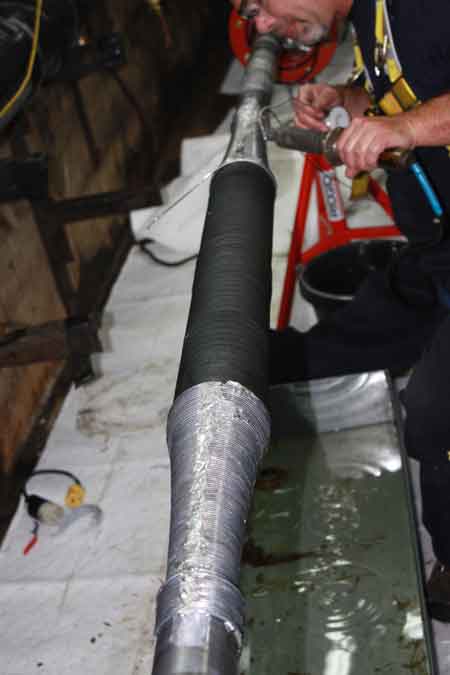 115kV Straight & Stop Joint On LPLF, PILC Cables In Cable Vault