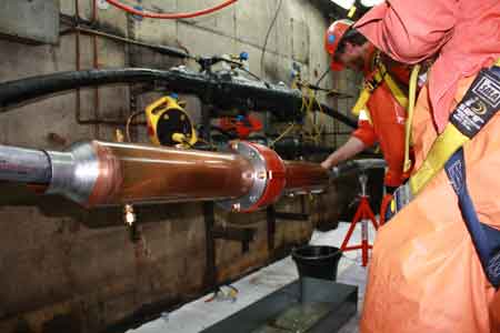 115kV Straight & Stop Joint On LPLF, PILC Cables In Cable Vault