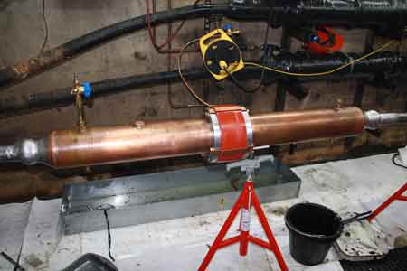 115kV Straight & Stop Joint On LPLF, PILC Cables In Cable Vault