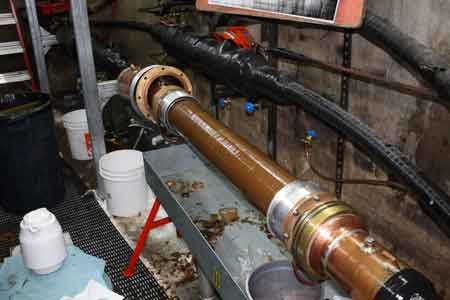 115kV Straight & Stop Joint On LPLF, PILC Cables In Cable Vault