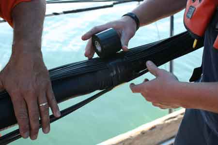 Jointing 44kV High Voltage Submarine Cables Using 3M Cold Shrink Splices