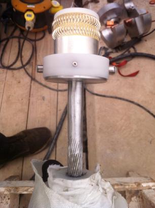 Prysmian 132kV GIS EHV Cable Termination - Connector Welded & Cleaned