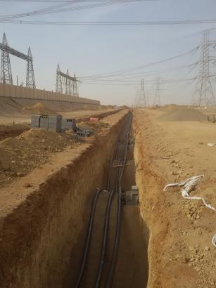 Cable Pulling For Alith Project 110kV XLPE Power Cable
