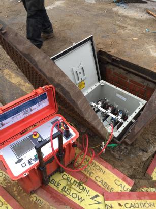 Testing 5kV DC Sheath Cable Joints With SEBA KMT Tester