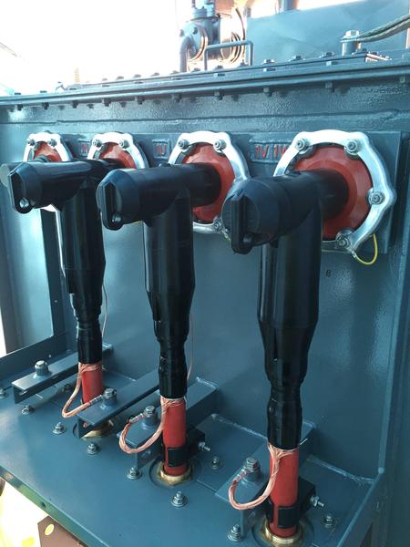 Nexans Euromold 11kV Tee Connectors Terminating EPR & XLPE Cables Into Siemens Transformers