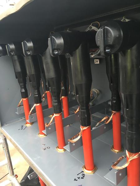 Nexans Euromold 11kV Tee Connectors Terminating EPR & XLPE Cables Into ...