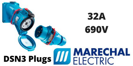MARECHAL DSN3 PLUGS SOCKETS DECONTACTORS, MARECHAL IP66 IP67 PLUGS ...