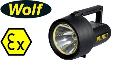 WOLF WOLFLITE HANDLAMP, WOLF H-251A ATEX HANDLAMP, RECHARGEABLE LED ...